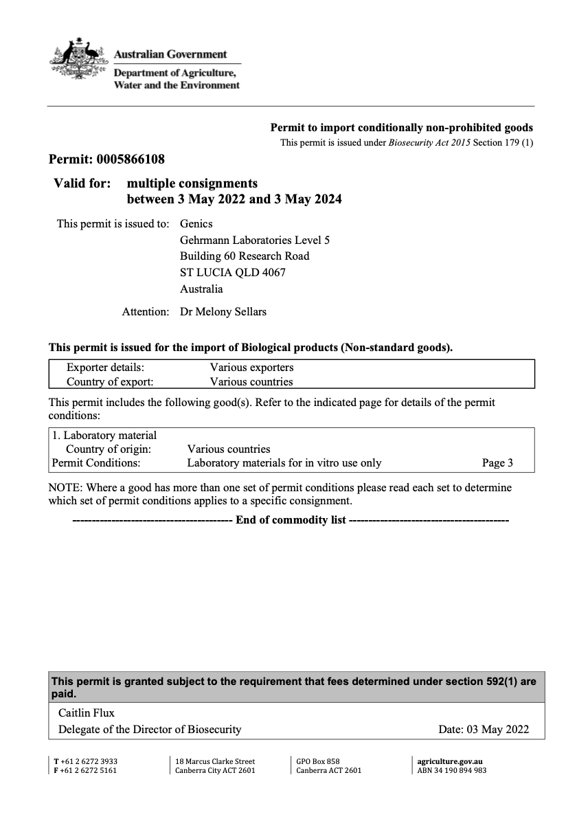Testing and Sampling Guide - Genics
